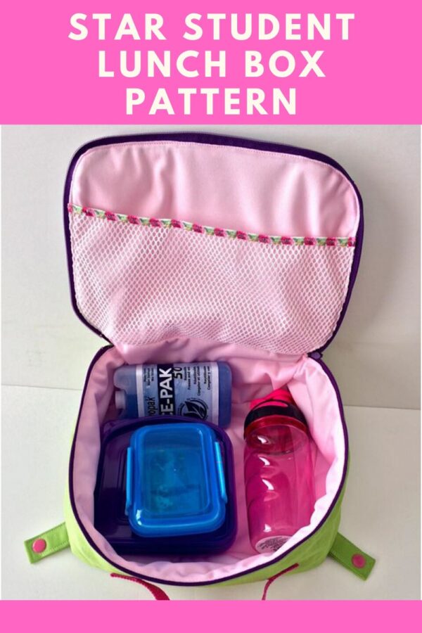 Star Student Lunch Box sewing pattern - Sew Modern Bags
