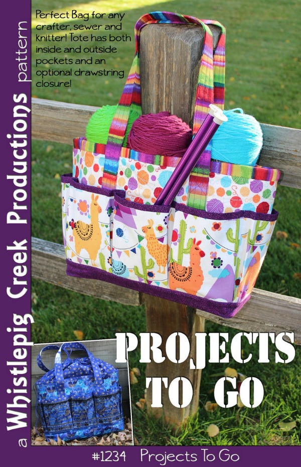 Projects to Go Tote Bag sewing pattern - Sew Modern Bags