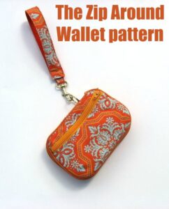 The Zip Around Wallet pattern - Sew Modern Bags