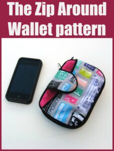 The Zip Around Wallet pattern - Sew Modern Bags