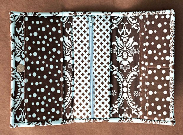 Easy to make wallet FREE sewing tutorial - Sew Modern Bags