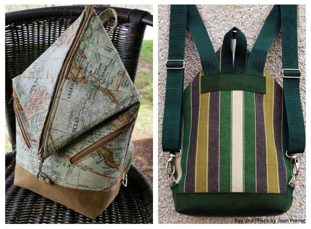 Andrea's Rucksack sewing pattern in 2 sizes - Sew Modern Bags