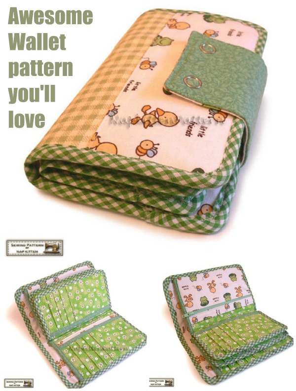 Awesome wallet sewing pattern you'll love - Sew Modern Bags