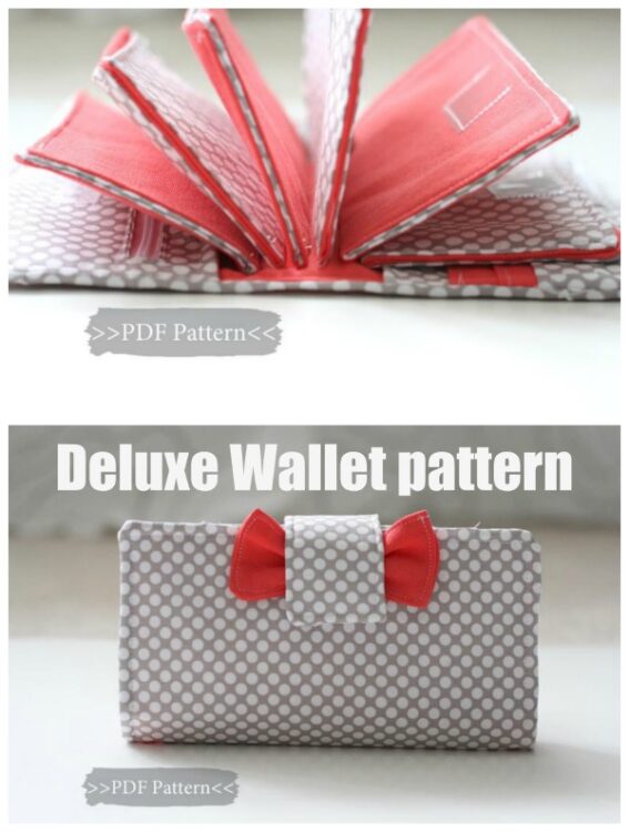 Deluxe Wallet sewing pattern - Sew Modern Bags