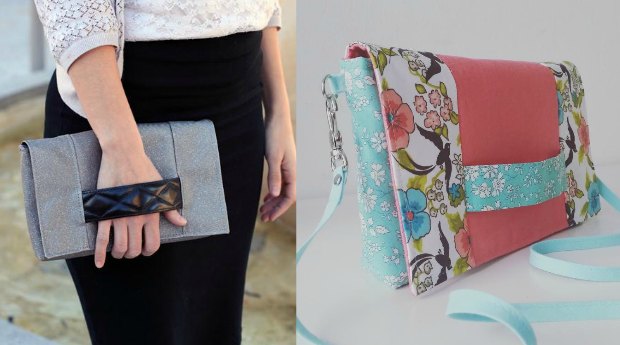 Cachotin Sophisticated Clutch FREE sewing pattern - Sew Modern Bags