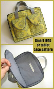 Smart IPAD or tablet case sewing pattern - Sew Modern Bags