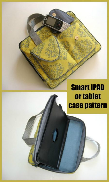 Smart IPAD or tablet case sewing pattern - Sew Modern Bags