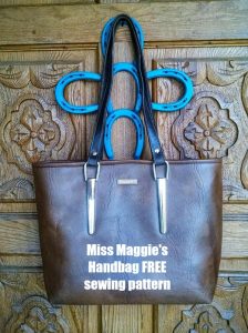 Miss Maggie's Handbag FREE sewing pattern - Sew Modern Bags