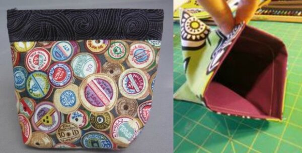 Snap bag - free pattern - Sew Modern Bags