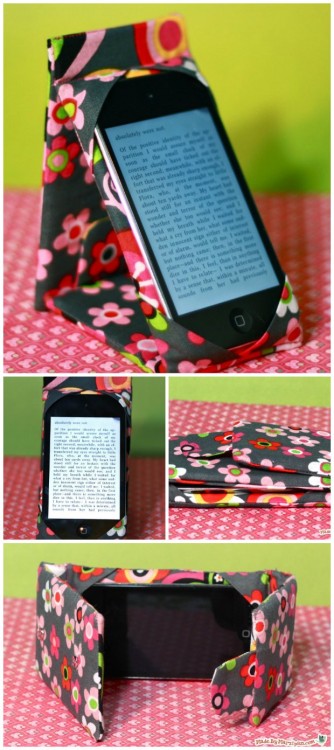 Phone or Tablet Cover and Stand - FREE sewing video tutorial - Sew ...