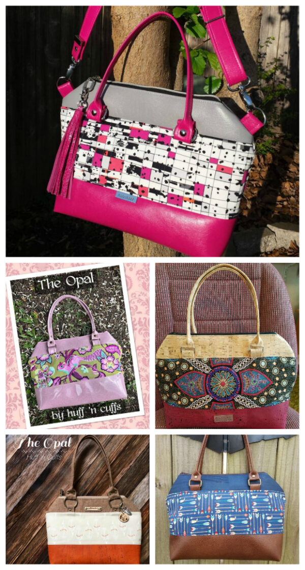 Opal retro purse sewing pattern - Sew Modern Bags