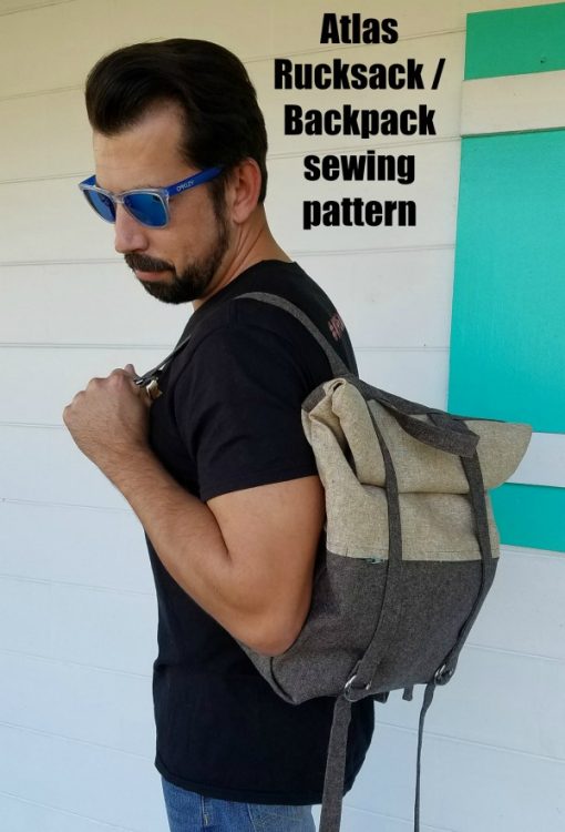 Atlas Rucksack / Backpack sewing pattern - Sew Modern Bags