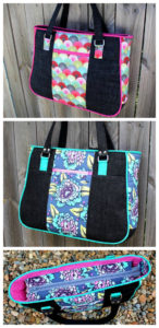 Goin' Uptown Tote Bag Purse sewing pattern - Sew Modern Bags