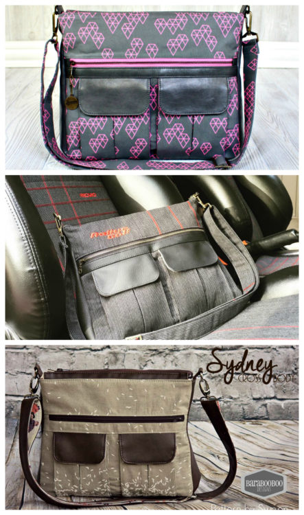 Sydney Crossbody Bag by Swoon with instructional video - Sew Modern Bags