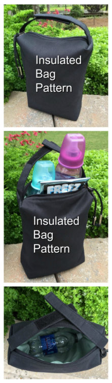 Insulated Lunch Bag sewing pattern - Sew Modern Bags