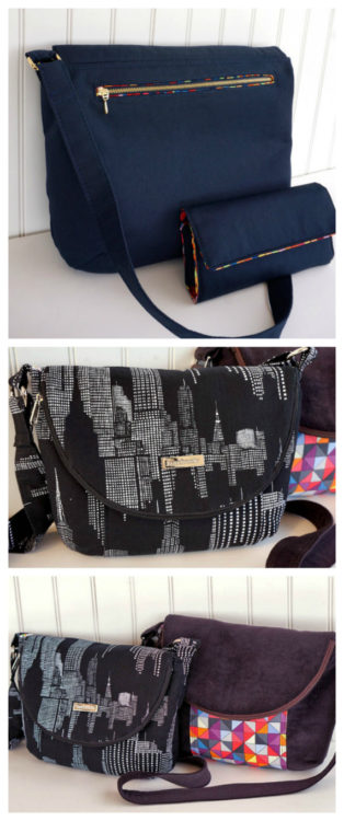 The Manhattan bag sewing pattern - Sew Modern Bags