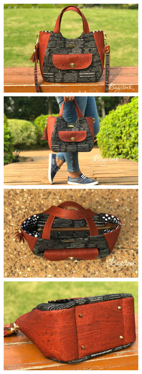 Ruby Handbag sewing pattern - Sew Modern Bags
