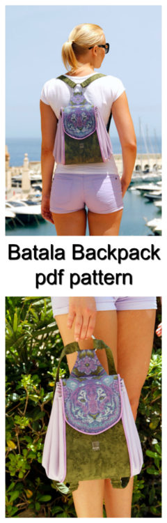 Batala Backpack sewing pattern - Sew Modern Bags
