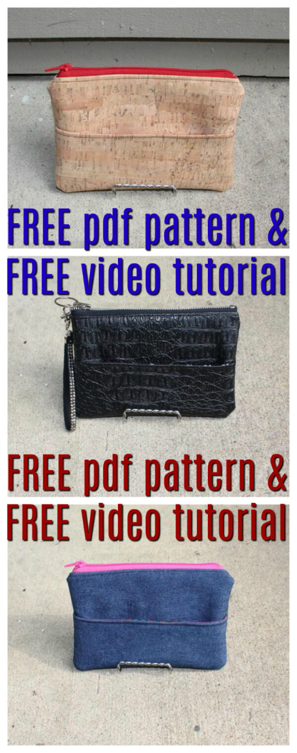 Erin Zipper Pouch Free Sewing Pattern And Free Video Tutorial Sew