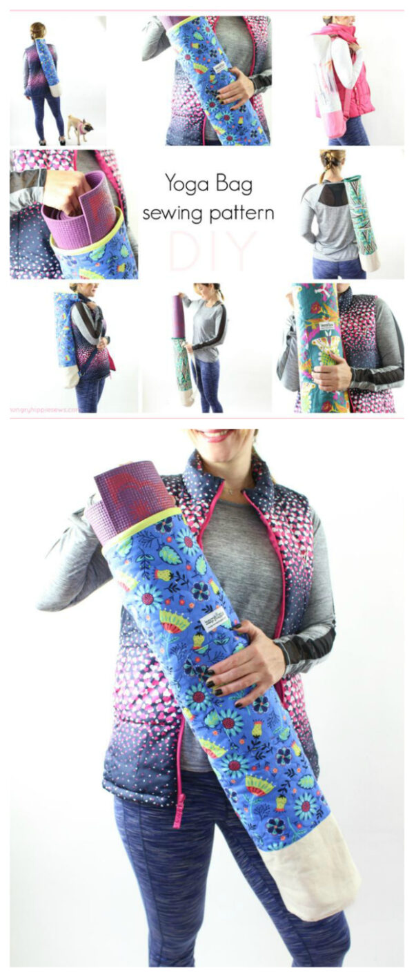 Yoga Bag sewing pattern - Sew Modern Bags