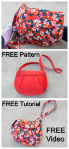How To Make A Crossbody Bag - FREE Pattern, FREE Tutorial AND FREE ...