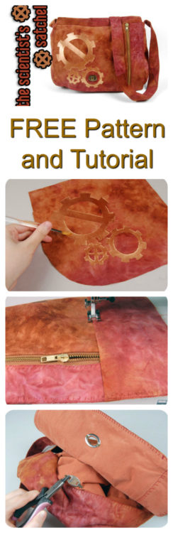 The Scientist's Satchel FREE sewing pattern & tutorial - Sew Modern Bags