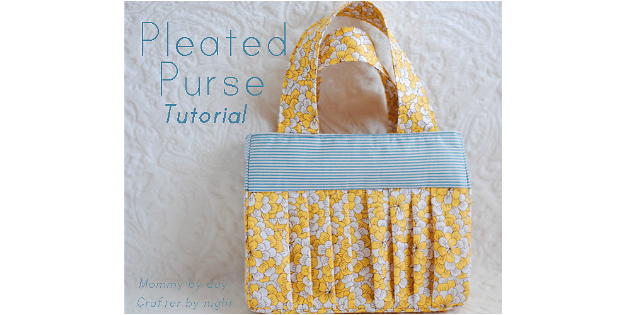 Pleated Purse FREE sewing pattern - Sew Modern Bags