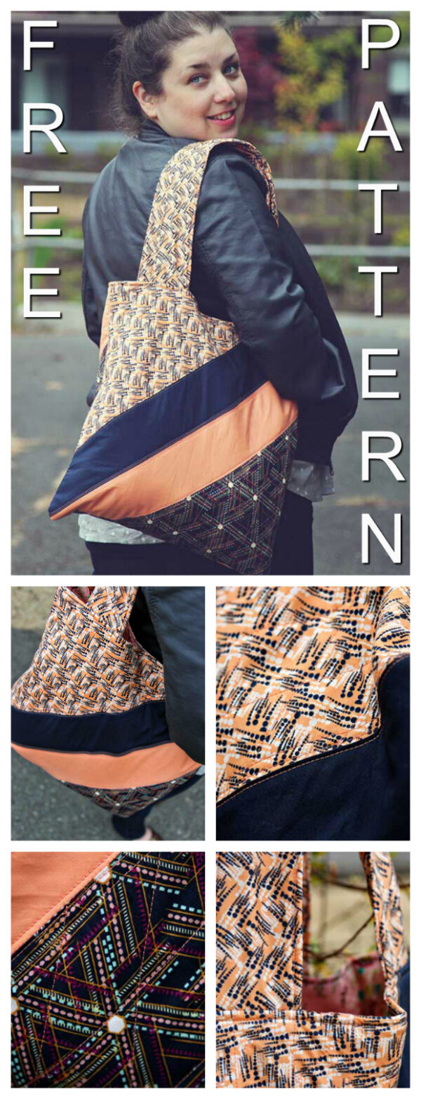 Indie Project Tote Bag FREE sewing pattern - Sew Modern Bags