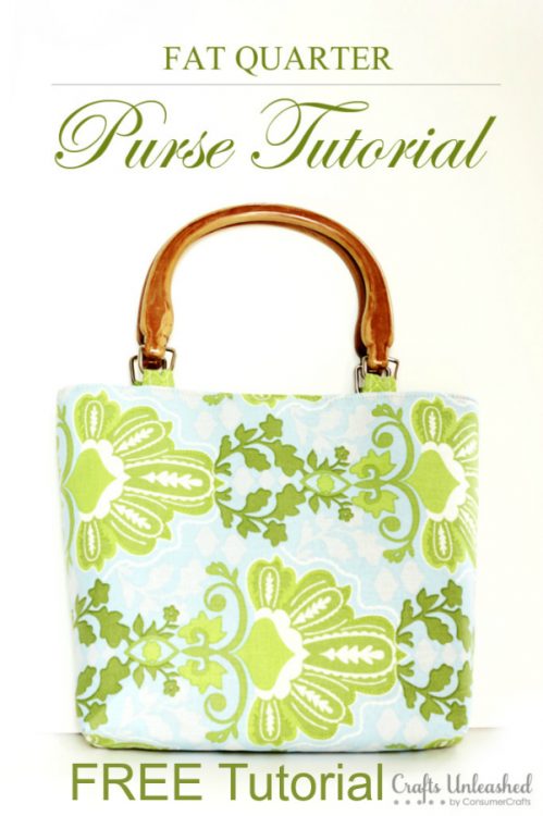 Fat Quarter Purse FREE sewing tutorial & pattern - Sew Modern Bags