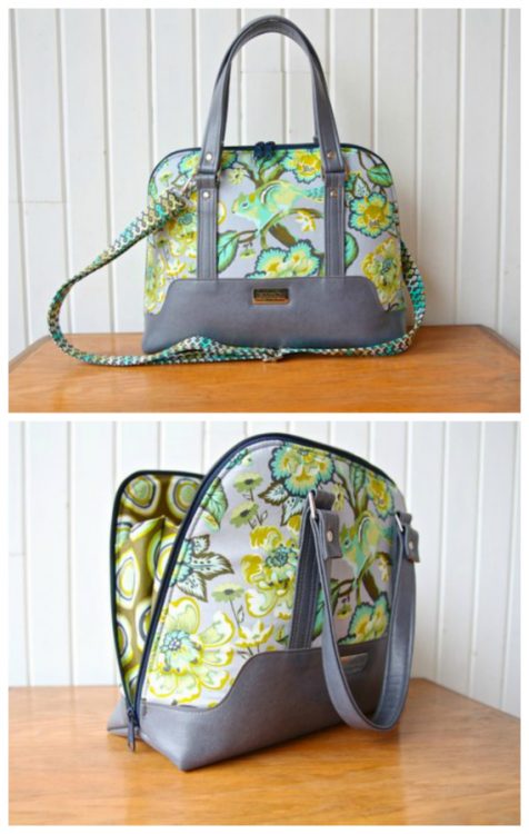 The Boronia Bowler Bag pattern - Sew Modern Bags