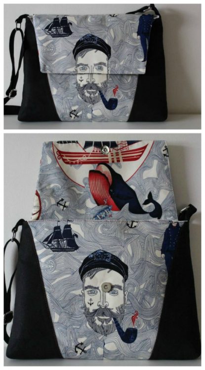 Luna Laptop Messenger Bag pattern - Sew Modern Bags