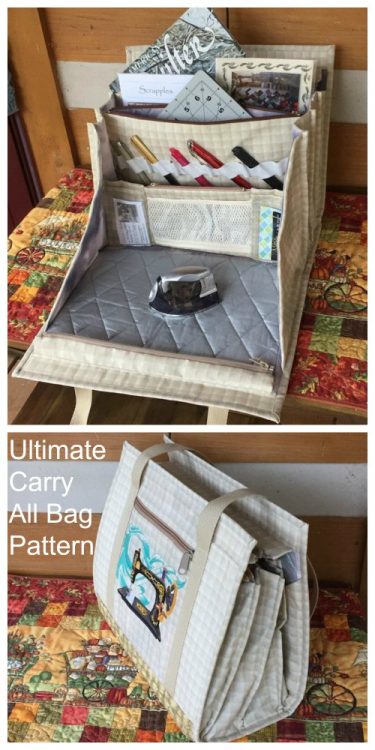 Ultimate Carry All Bag sewing pattern - Sew Modern Bags