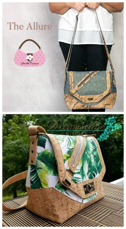 Allure Designer Handbag sewing pattern - Sew Modern Bags