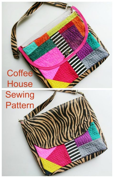 Coffee House Bag (with video) sewing pattern - Sew Modern Bags