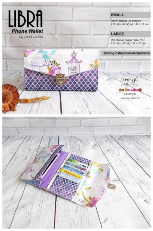 Libra Phone Wallet pattern - Sew Modern Bags