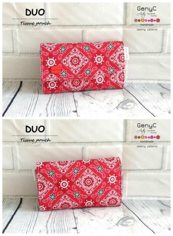 Duo Tissue Pouch sewing pattern - Sew Modern Bags