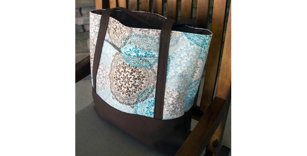 Kate Beach Tote Bag Pattern - Sew Modern Bags