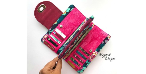 Mia Everyday Wallet pattern - Sew Modern Bags