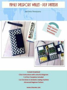 Family Passport Travel Holder sewing pattern - Sew Modern Bags
