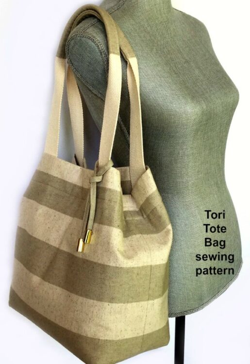 Tori Tote Bag sewing pattern - Sew Modern Bags