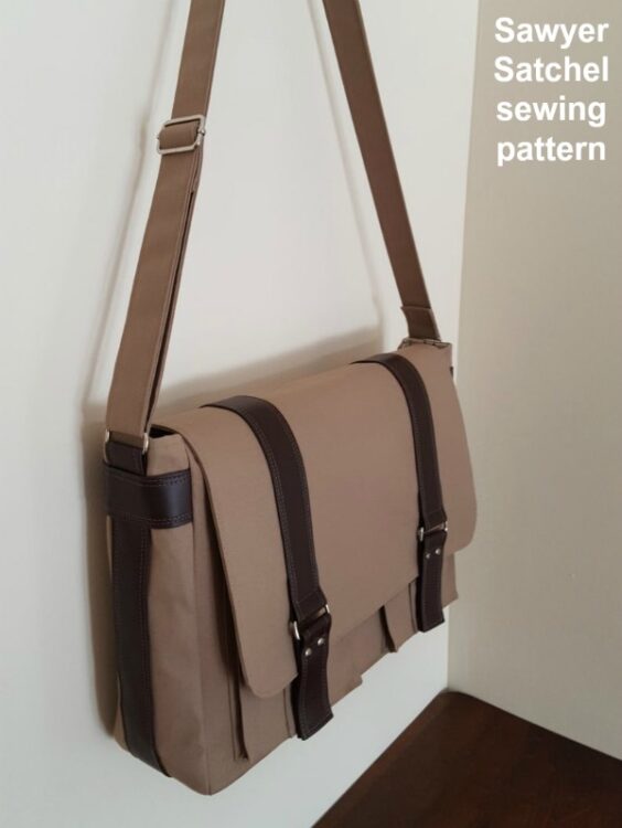 Sawyer Satchel sewing pattern - Sew Modern Bags