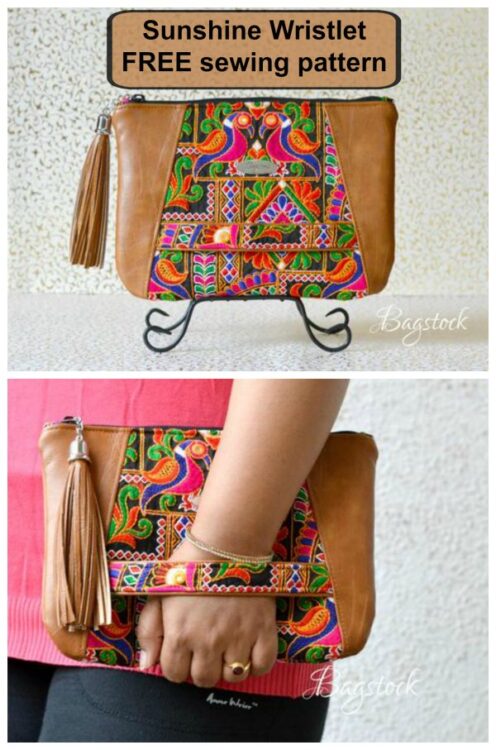 Sunshine Wristlet FREE Sewing Pattern - Sew Modern Bags