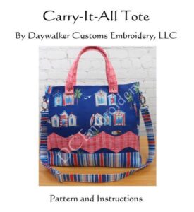Carry It All Tote Bag pattern - Sew Modern Bags