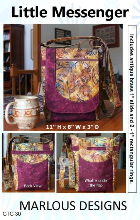 Little Messenger Bag pattern - Sew Modern Bags