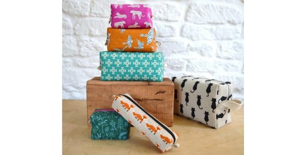 Boxy Pouch Set (6 sizes) pattern - Sew Modern Bags