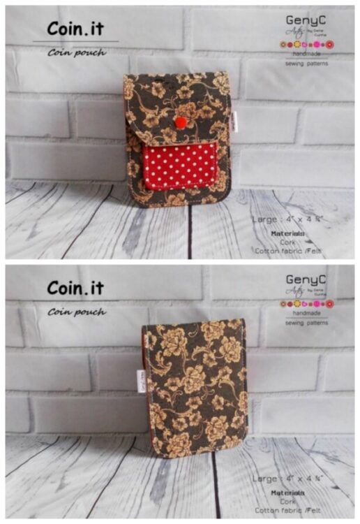 Coin.It Coin Pouch pattern - Sew Modern Bags