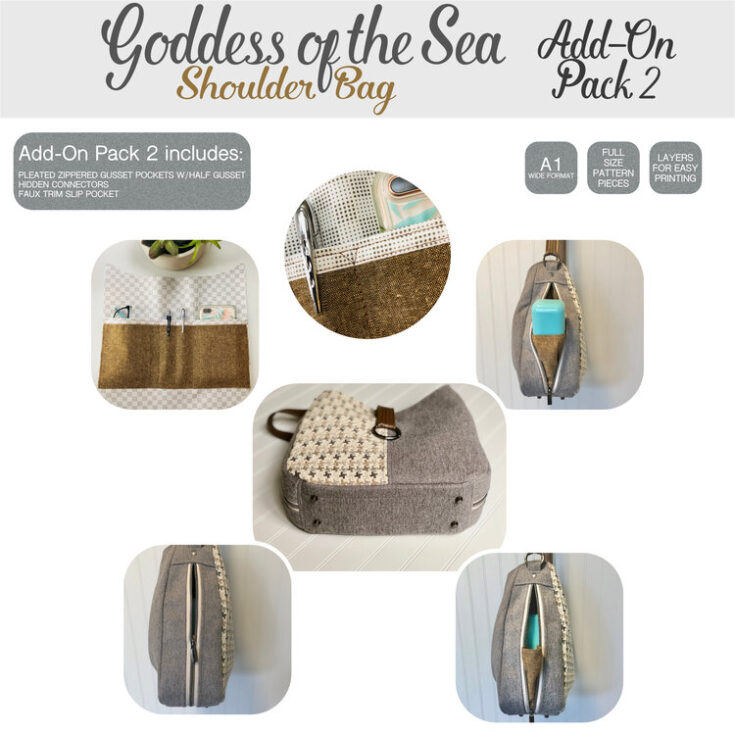 Salty Sailor Mini Ditty Bag FREE sewing pattern - Sew Modern Bags