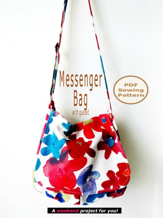 Messenger Bag sewing pattern - Sew Modern Bags