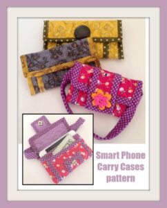 Smart Phone Carry Cases pattern - Sew Modern Bags