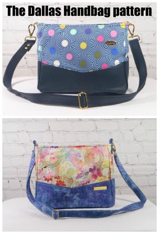 The Dallas Handbag pattern - Sew Modern Bags
